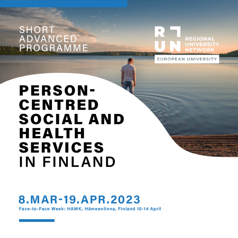 SAP ‘Person-Centred Social and Health Services in Finland’ | RUN-EU