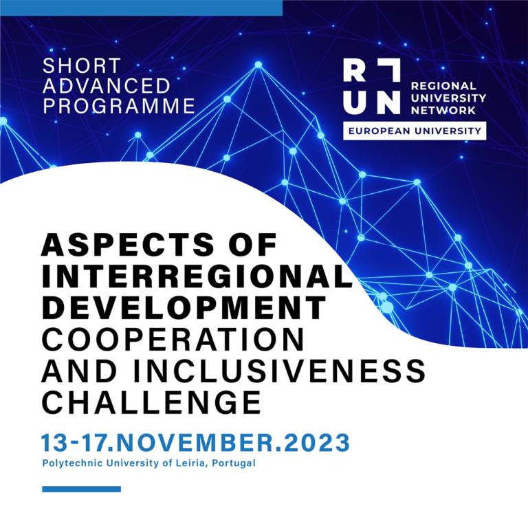 SAP ‘Aspects of Interregional Development – Cooperation and ...